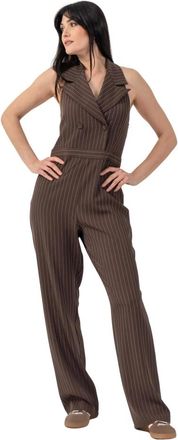 Kocca Femme, Combinaisons et Ensembles, Brun, Taille: 44 FR Tuta intera gessata