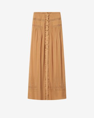 Isabel Marant Jupe Loraine - Femme - Caramel - Taille34 - Marant &Eacute;toile