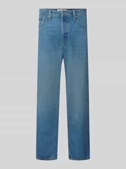 Jack & Jones Straight Fit Jeans aus reiner Baumwolle Modell Alex