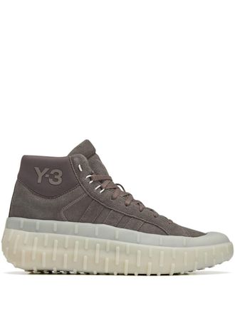 Yohji Yamamoto GR.1P High-Top-Sneakers - Braun