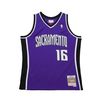 Mitchell & Ness Maillot Sacramento Kings 2002 Peja Stojakovic - Homme - Sport - Violet - Taille: S