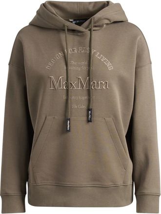 Max Mara Femme, Sweatshirts et sweats &agrave; capuche, Vert, Taille: 38 FR Smmandrea SweaT-shirt