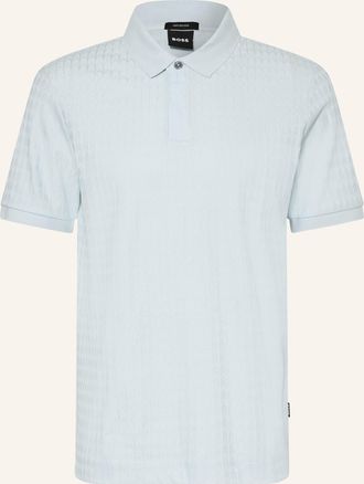HUGO BOSS Jersey-Poloshirt Parley blau