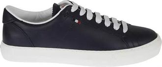 Moncler Low-Top Sneaker - Monaco Leather Sneakers - Gr. 39 (EU) - in Schwarz - für Damen