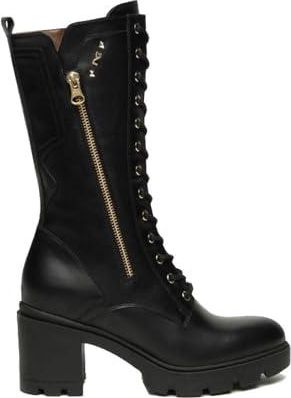 Nero Giardini I514882D Bottes Femme en Cuir - Noir 36 EU