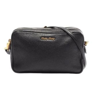 Miu Miu Sac bandouli&egrave;re Madras Pre-owned - Femme - Pre-owned - Noir - Taille: ONE Size