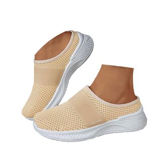 Minetom Orthop&auml;dische Hausschuhe Damen Clogs Pantoletten Air Cushion Freizeit Atmungsaktiv Sandals Gesundheitsschuhe Slip on Walkingschuhe Mesh Sandalen Schuh