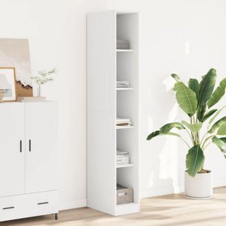 vidaXL Vidaxl - Garde-robe Blanc 30x50x200 cm Bois ding&eacute;nierie