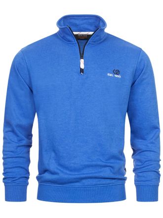 Indicode Herren INCorey Sweatshirt mit Stehkragen | Herrenpullover Pulli Sweater Pullover M&auml;nner Skydiver, XXL