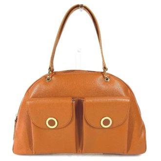 Bulgari Pre-owned Cuir sacs-ports-paule - Femme - Pre-owned - Brun - Taille: ONE Size