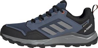 adidas Herren Terrex Tracerocker 2 Gore-TEX Trail Running Shoes Trailrunning-Schuhe, Wonder Steel/Grey Three/Semi Impact Orange, 42 2/3 EU