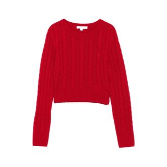 Sporty & Rich Pull Ws10185302Re - Femme - Pulls - Rouge - Taille: 36 FR