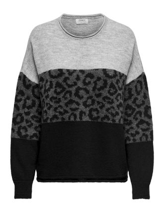 Only ONLJADE Animal LS O-Neck NOOS KNT