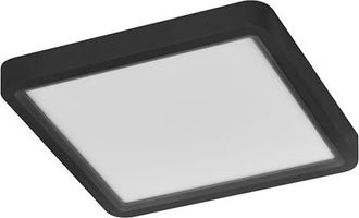 Osram Orbis Quickfix 245x245mm LED Deckenleuchte, 20W, 3000K Warmwei&szlig;, 2100lm, Click-DIM, Schwarz, Kunststoff/Metall