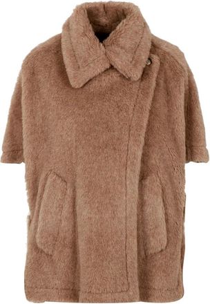 Max Mara Femme, Vestes, Brun, Taille: ONE Size Tebe Cape