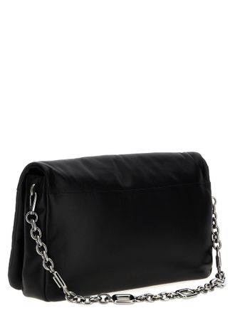 Roger Vivier Womens Black Leather Shoulder Bag
