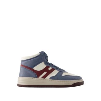 Hogan Blaue Leder-Sneakers - - Shoes - Damen - Blau - 36 EU