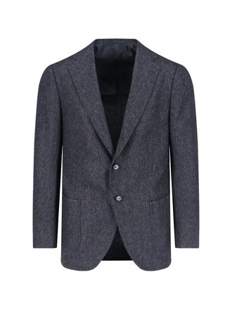 Cesare Attolini Single-Breasted Virgin Wool Blazer