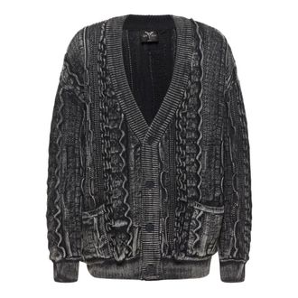 Carlo Colucci Carat 2.0 Cardigan - - Knitwear - Herren - Schwarzk - 2XL