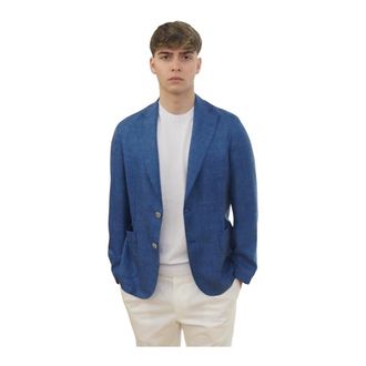 Barba Herren, Jacken, Blau, LGr&ouml;&szlig;e
