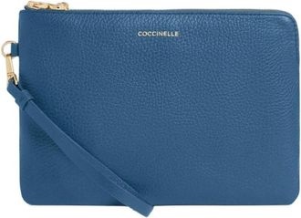 Coccinelle Femme, Sacs, Bleu, Taille: ONE Size C-Me Softy Small Pouch