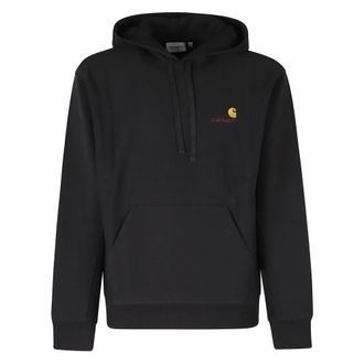 Carhartt Work in Progress Kapuzenpullover American Script - - Sweatshirts & Hoodies - Herren - Schwarzk - XL