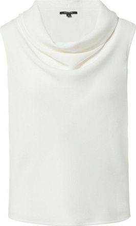 Comma Muskelshirt T-Shirt Jersey-Top mit Wasserfall-Ausschnitt
