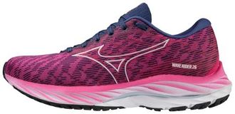 Mizuno Baskets Wave Rider 26 pour Femme, Ffuchsia Hblue Innuendo, 41 EU