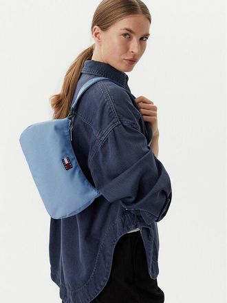 Tommy Jeans Handtasche Tjw Ess Daily Shoulder Bag AW0AW18768 Hellblau