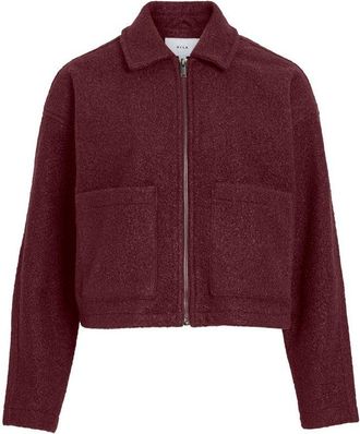 Vila Kurzjacke VIJADAS ZIPPER JACKET - NOOS Kunstfaser