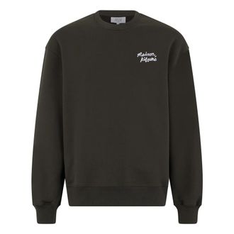 Maison Kitsun&eacute; Baumwoll-Sweatshirt mit Rundhalsausschnitt - - Sweatshirts & Hoodies - Herren - Grau - S