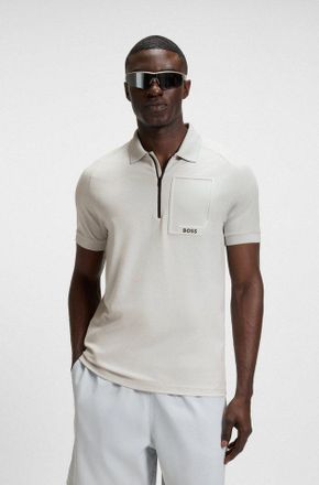 HUGO BOSS Poloshirt Polo Urban Tech mit feuchtigkeitsableitenden und schnell trocknenden Eigenschaften