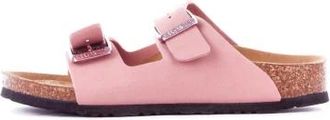 Birkenstock Femme, Chaussures, Rose, Taille: 36 EU Sandales roses avec logo lat&eacute;ral
