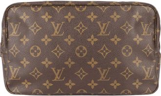Louis Vuitton Crossbody Bags - Louis Vuitton Canvas Monogram Trousse Toilette 28 - Gr. unisize - in Braun - f&uuml;r Damen
