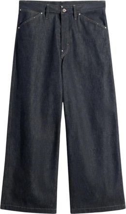 Christophe Lemaire Homme, Jeans, Noir, Taille: S Wide Pants With Studs