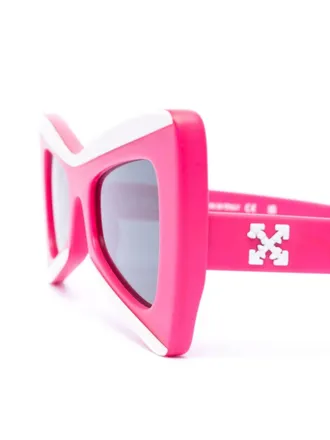Off-white Womens Nashville Cat-Eye Sunglasses Pink Accessories >