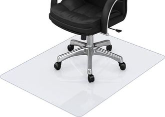 Generic Transparent Bürostuhlunterlage rutschfest Bodenschutzmatte 1.0 mm Kratzfest Clear Stuhlmatte für Harte Böden Einfach zu Reinigen(Mattiert,40x70 cm)