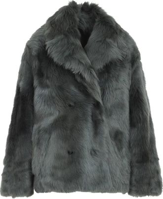 Yves Salomon Toscana Peacoat - - Jackets - Damen - Grau - S