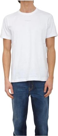 PESERICO Homme, Tops, Blanc, Taille: XL T-shirt en jersey de coton