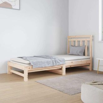 vidaXL Tagesbett Ausziehbar 2x(90x190) cm Massivholz Kiefer vidaXL