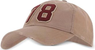 Golden Goose unisex, Accessoires, Beige, Taille: ONE Size Journey Baseball Cap