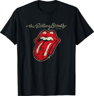 THE ROLLING STONES Plastered Tongue by Rock Off T-Shirt