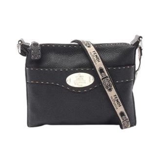 Fendi Pre-owned Selleria Leder Umh&auml;ngetasche - - Pre-owned - Damen - Schwarzk - ONE SIZE
