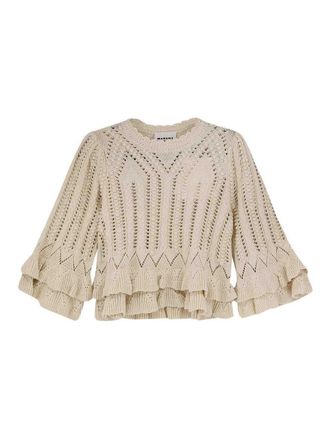 Isabel Marant Pull Col Rond - Beige