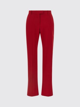 Alexander McQueen Pantalon MCQUEEN Femme couleur Rouge