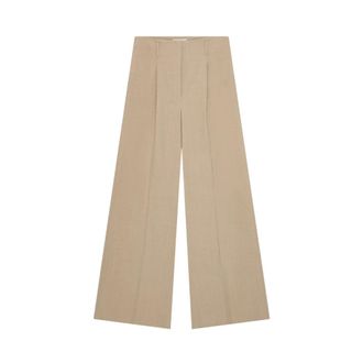 Birgitte Herskind Femme, Pantalons, Beige, Taille: 38 FR Felicia Midt Waist Pants