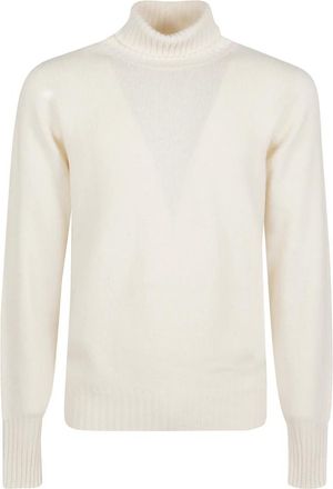 Drumohr Homme, Pulls, Blanc, Taille: XL Pull Col Roul&eacute; en Laine