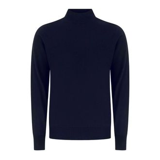 Alpha Studio Col roul&eacute; - Homme - Pulls - Bleu - Taille: L