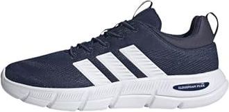 adidas Homme Cloudfoam Flex Elastic Laces Shoes, Dark Blue/FTWR White/Shadow Navy, 44 2/3 EU