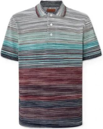 Missoni Homme, Tops, Multicolore, Taille: M Polo en coton